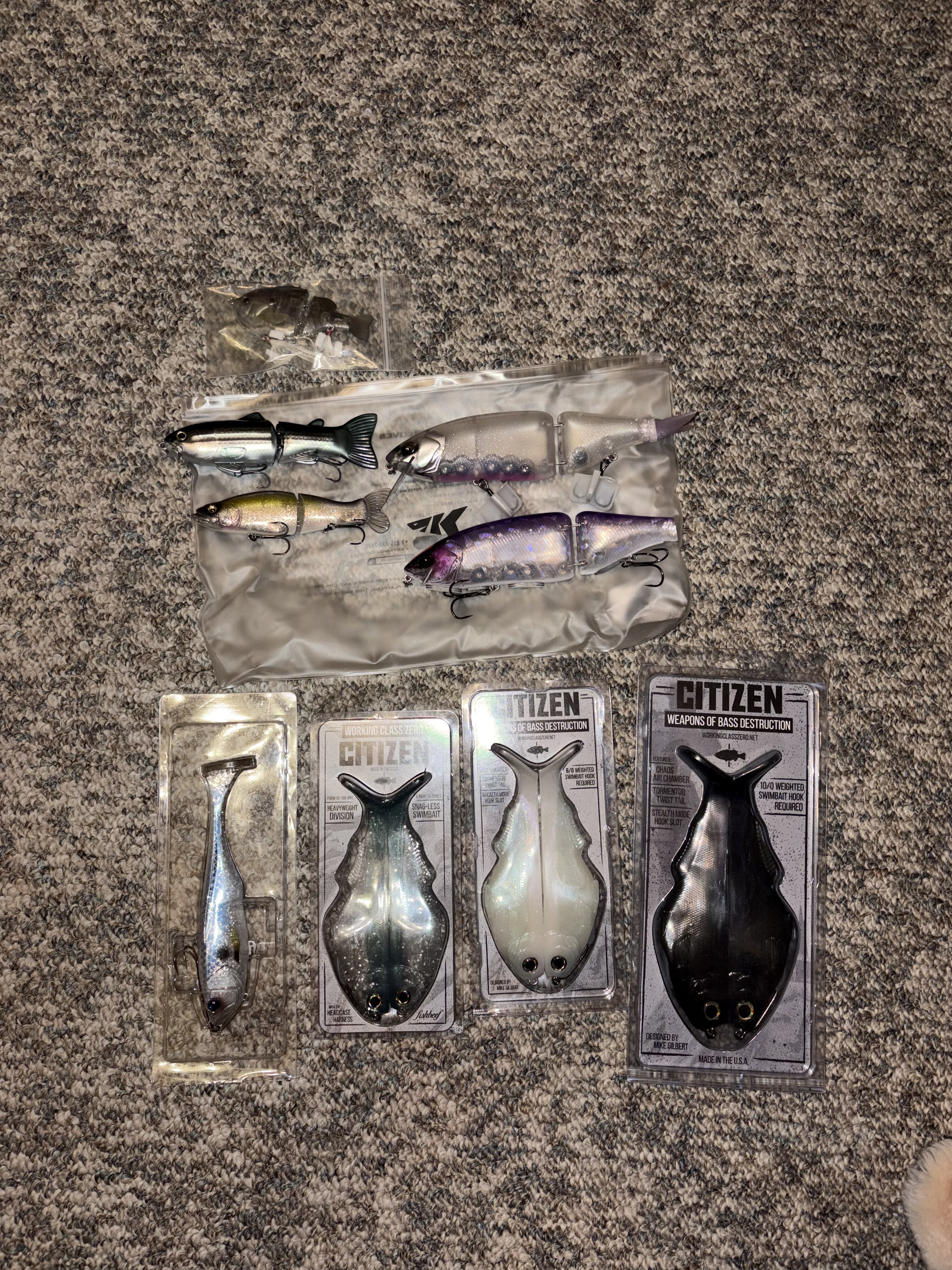 WCZ, K9s, Small Glides - Black Market - Swimbait Underground